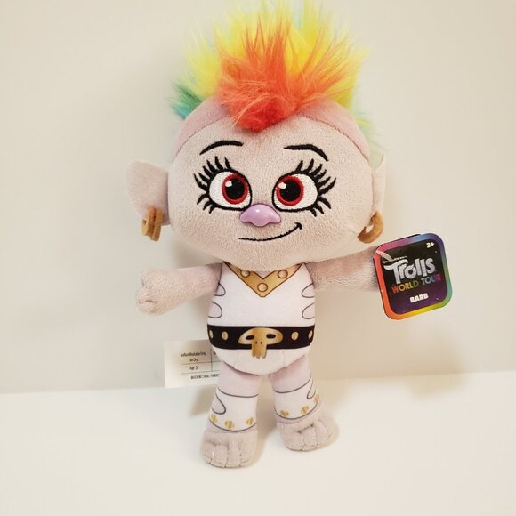 Just Play | Toys | Trolls Queen Barb Rainbow Hair Plush Soft Toy World ...